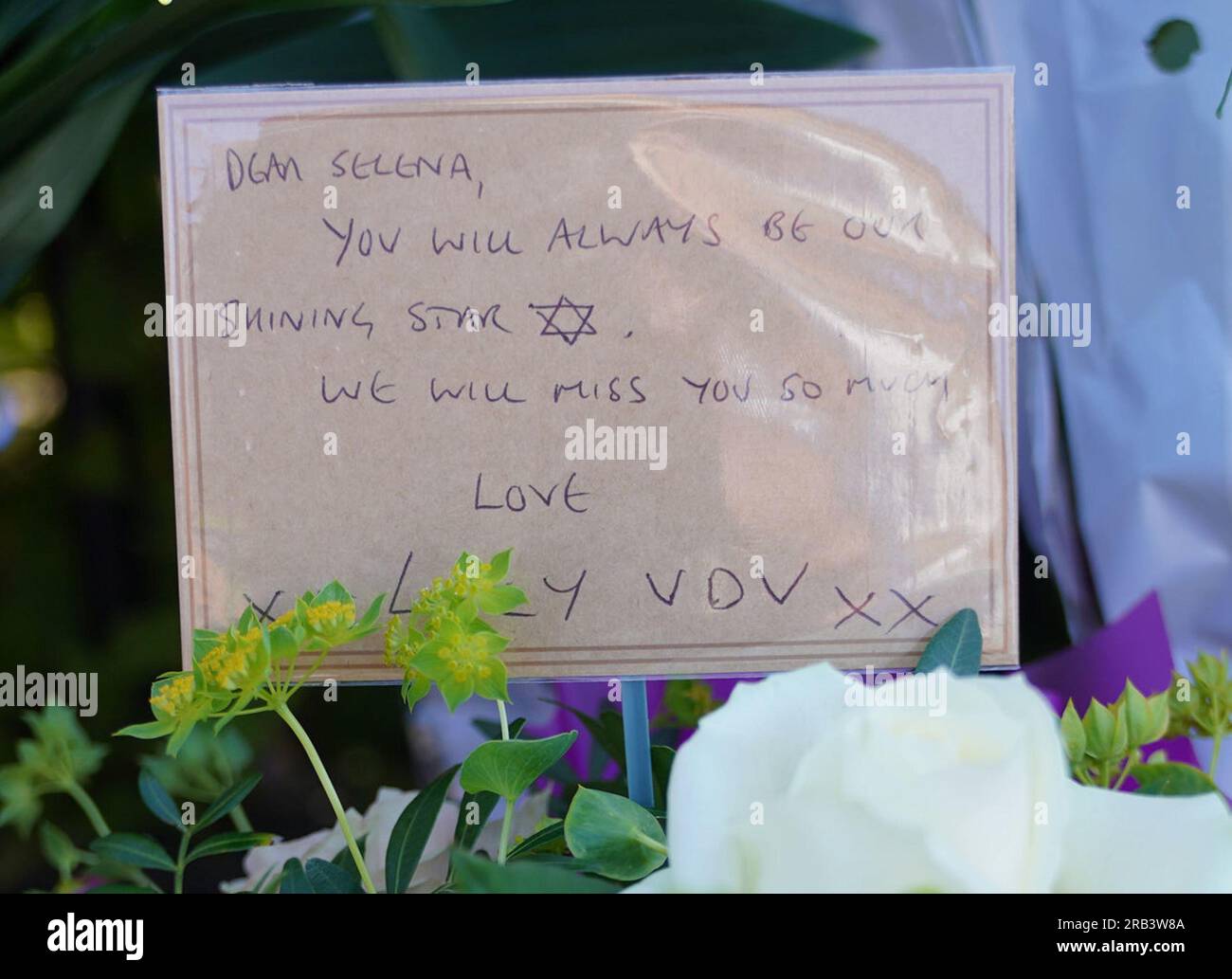 Selena Death Funeral