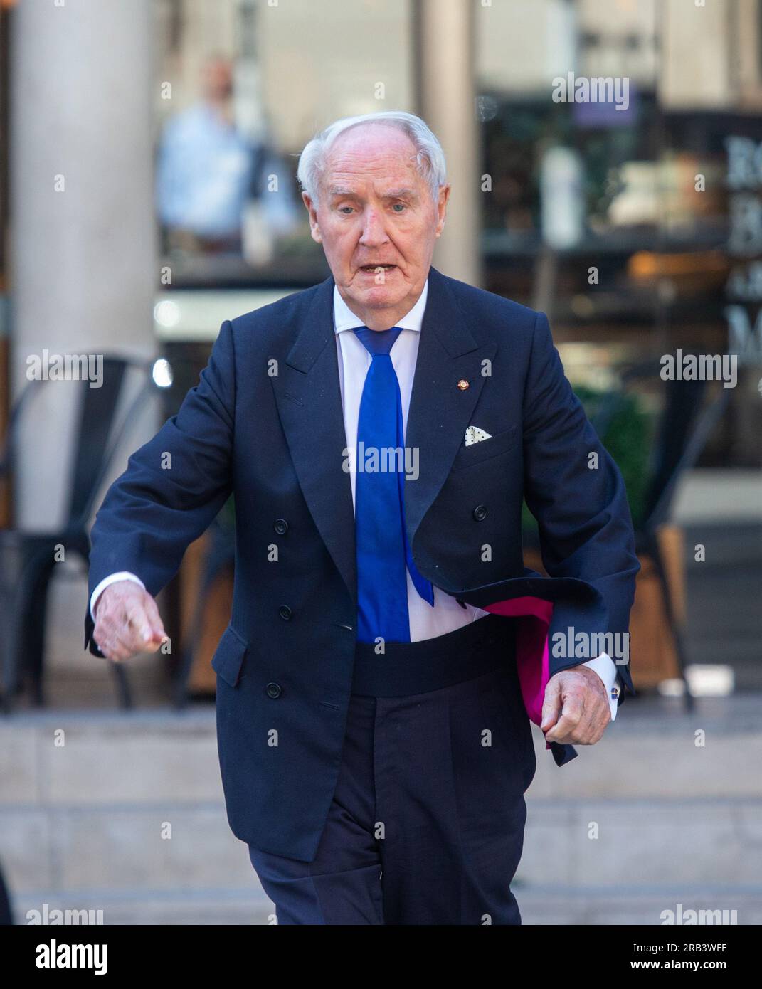 London, England, UK. 7th July, 2023. British billionaire Sir FREDERICK ...