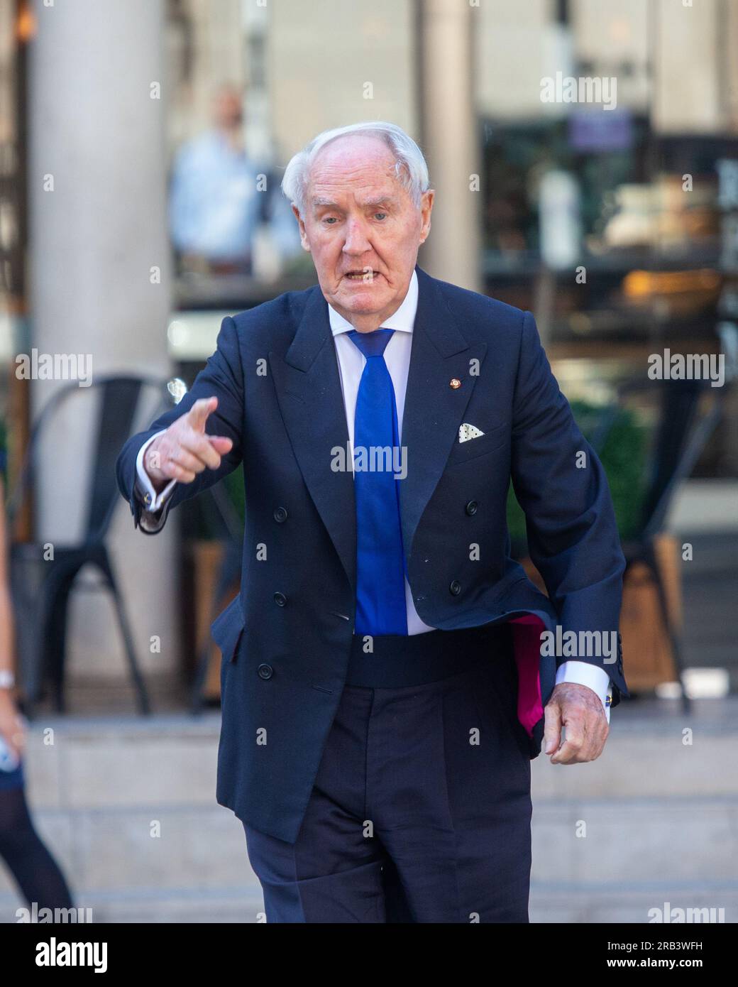 London, England, UK. 7th July, 2023. British billionaire Sir FREDERICK ...