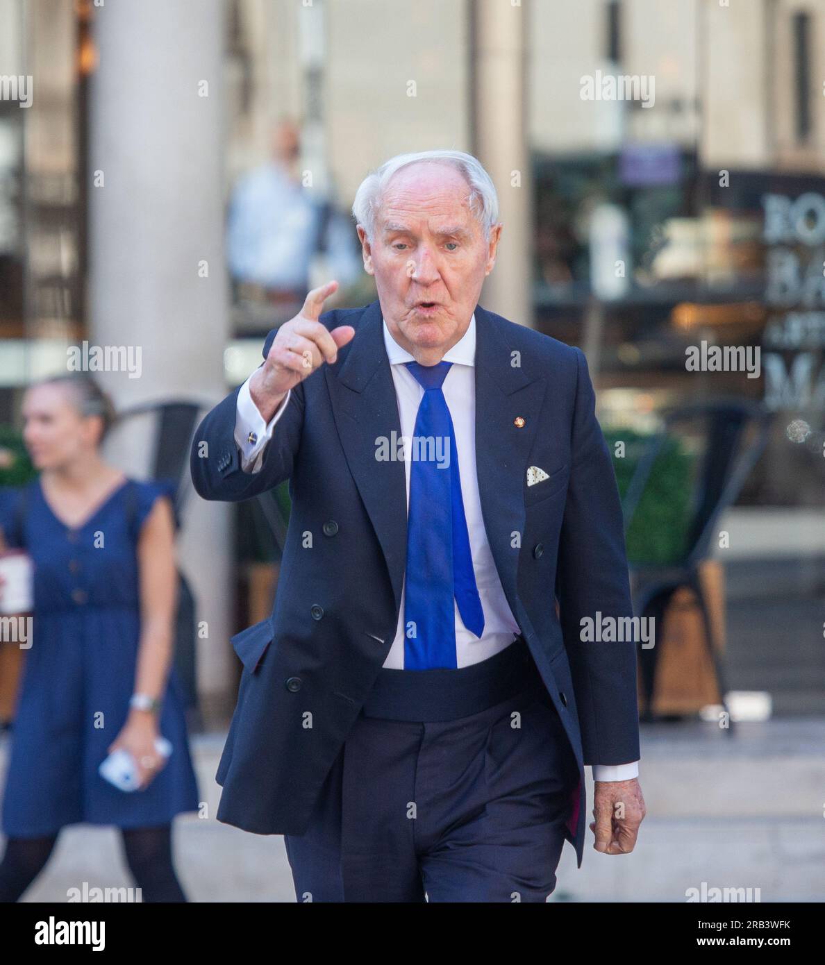 London, England, UK. 7th July, 2023. British billionaire Sir FREDERICK ...