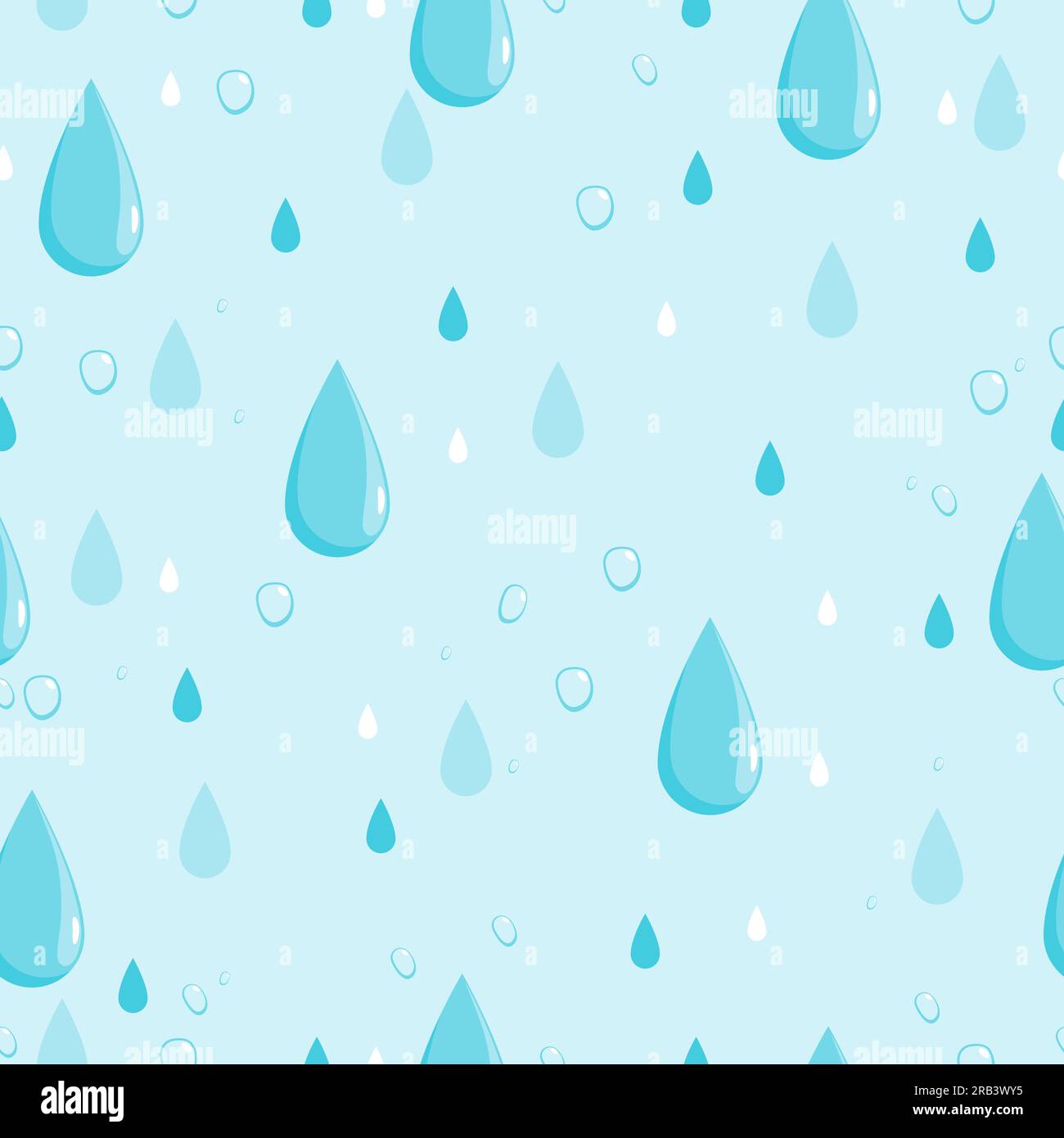 Water drops background. Seamless pattern. Vector illustration Stock Vector Image & Art - Alamy