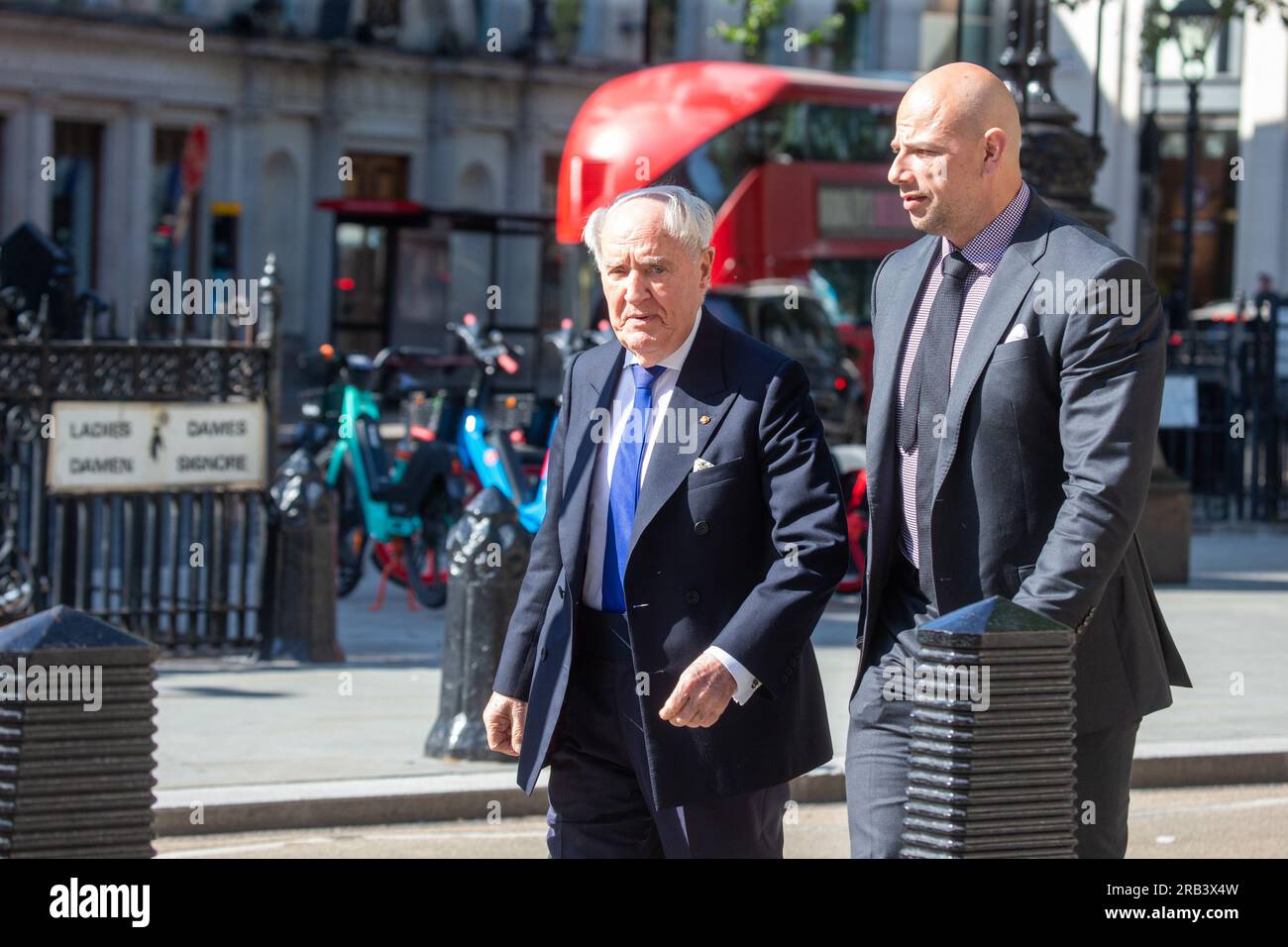 London, England, UK. 7th July, 2023. British billionaire Sir FREDERICK ...