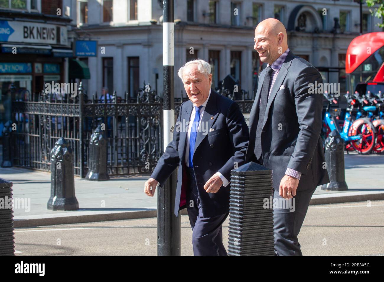 London, England, UK. 7th July, 2023. British billionaire Sir FREDERICK ...