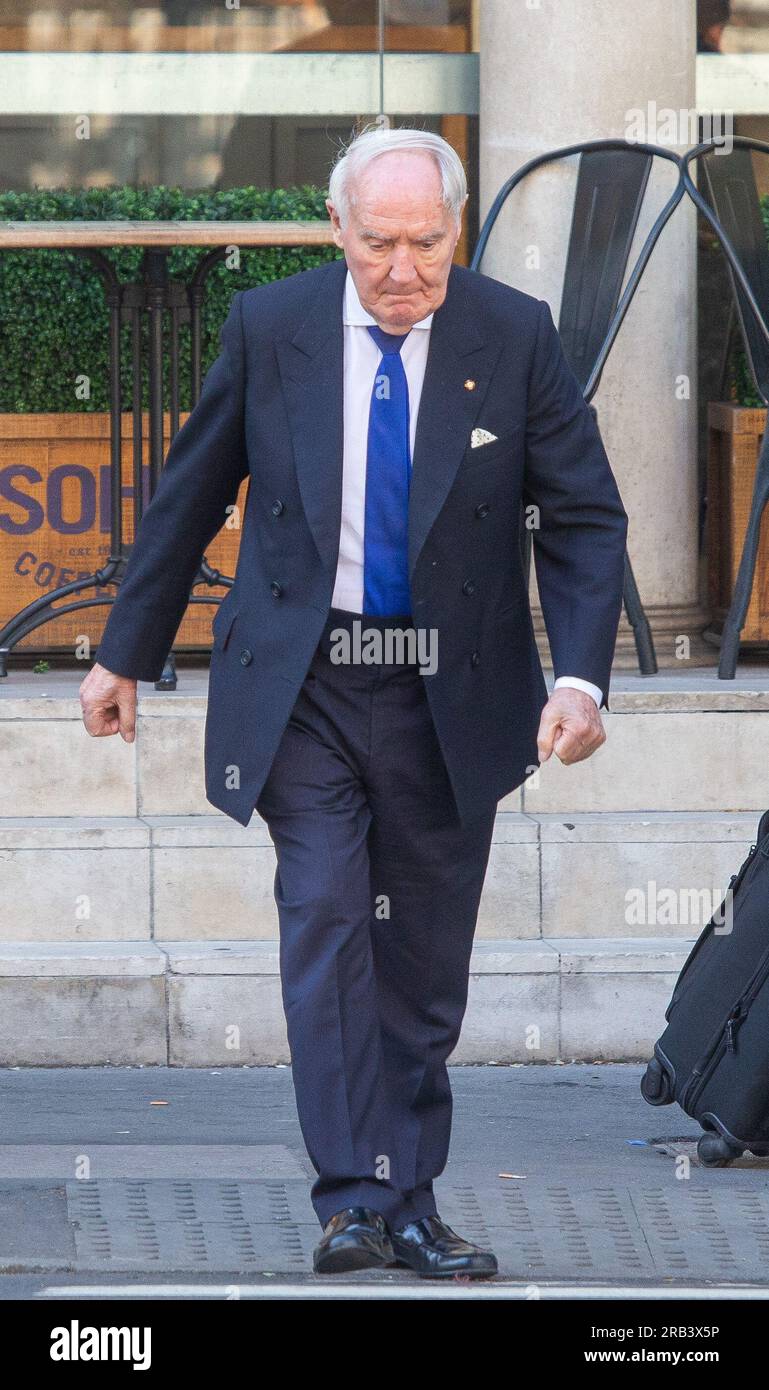 London, England, UK. 7th July, 2023. British billionaire Sir FREDERICK ...