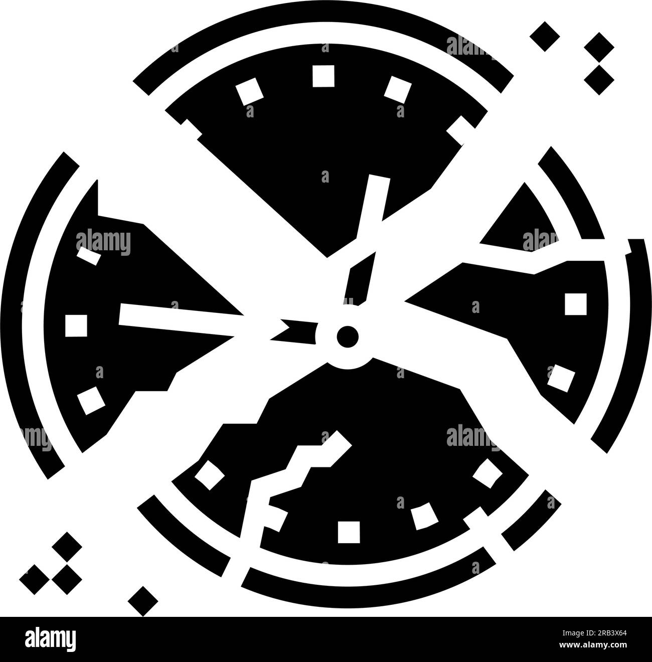 Happy clock sad clock Black and White Stock Photos & Images - Alamy