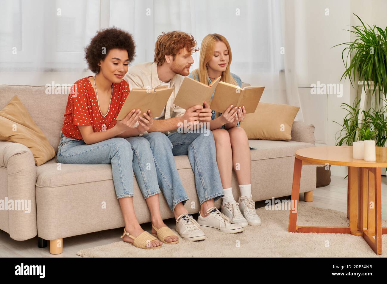 relationship diversity, polygamy concept, intelligent multicultural ...