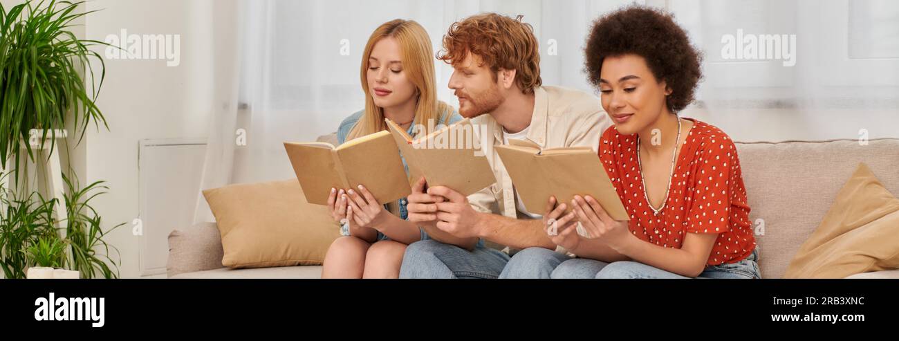 alternative relationships, polygamy concept, intelligent multicultural ...