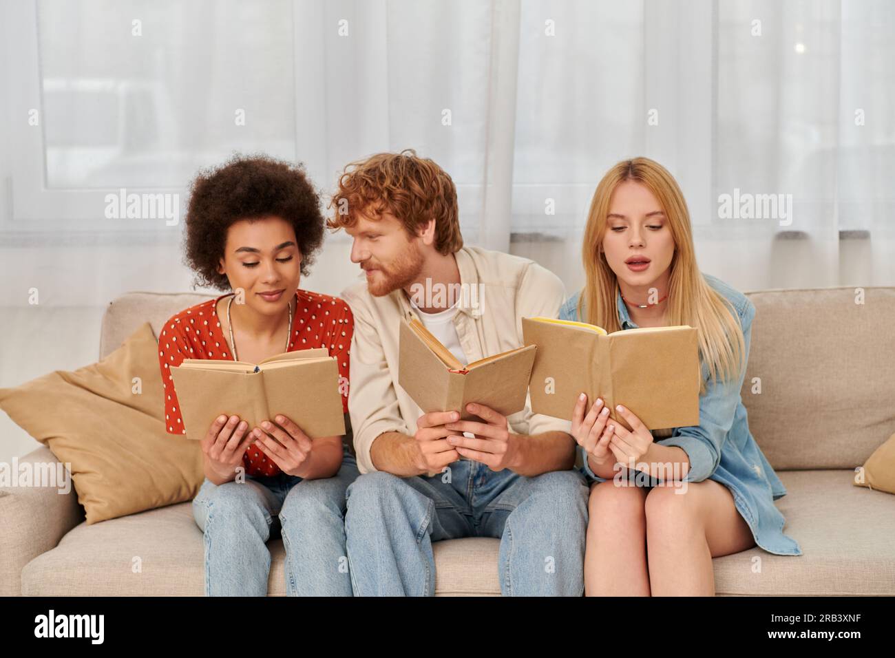 alternative relationships, polygamy concept, intelligent multicultural ...