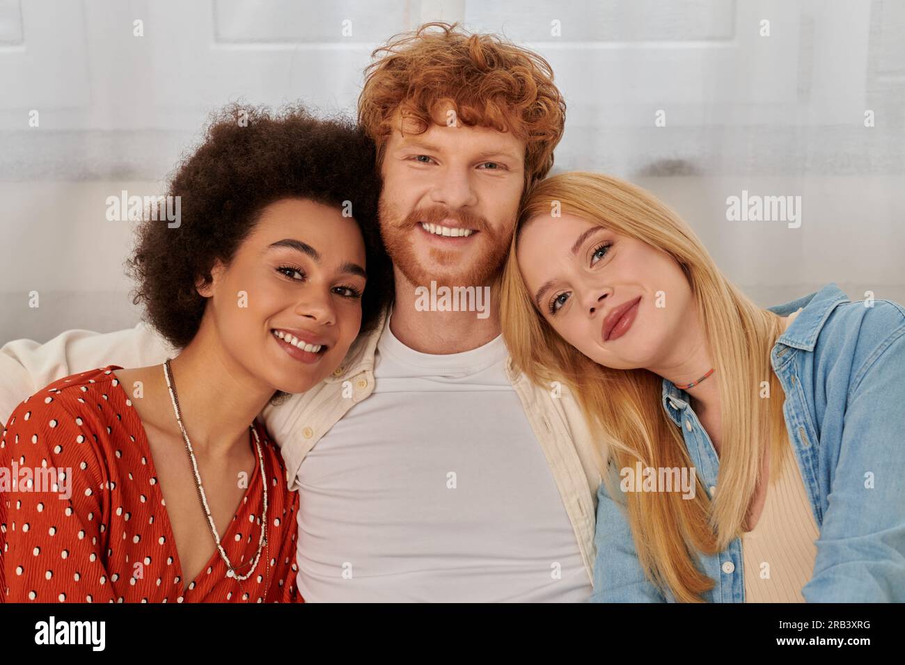 modern family, polygamy concept, freedom in relationship, cultural ...