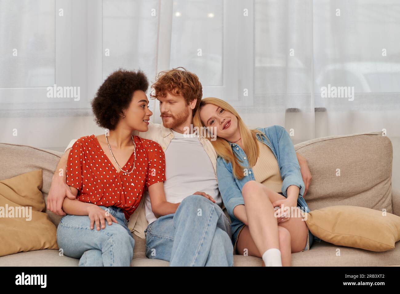 Polyamorous family hi-res stock photography and images - Alamy