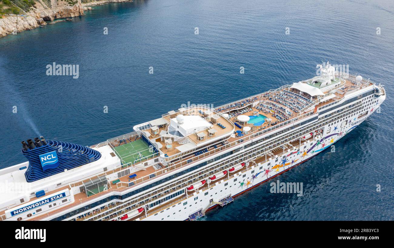 Aerial drone view adriatic hi-res stock photography and images - Alamy