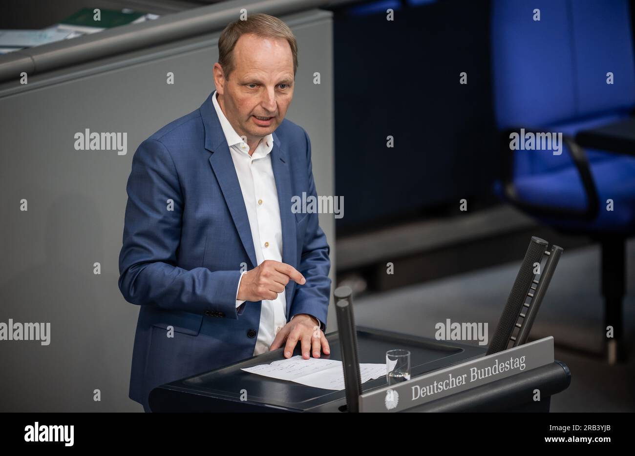 Berlin, Germany. 07th July, 2023. Thomas Heilmann (CDU), speaking at ...