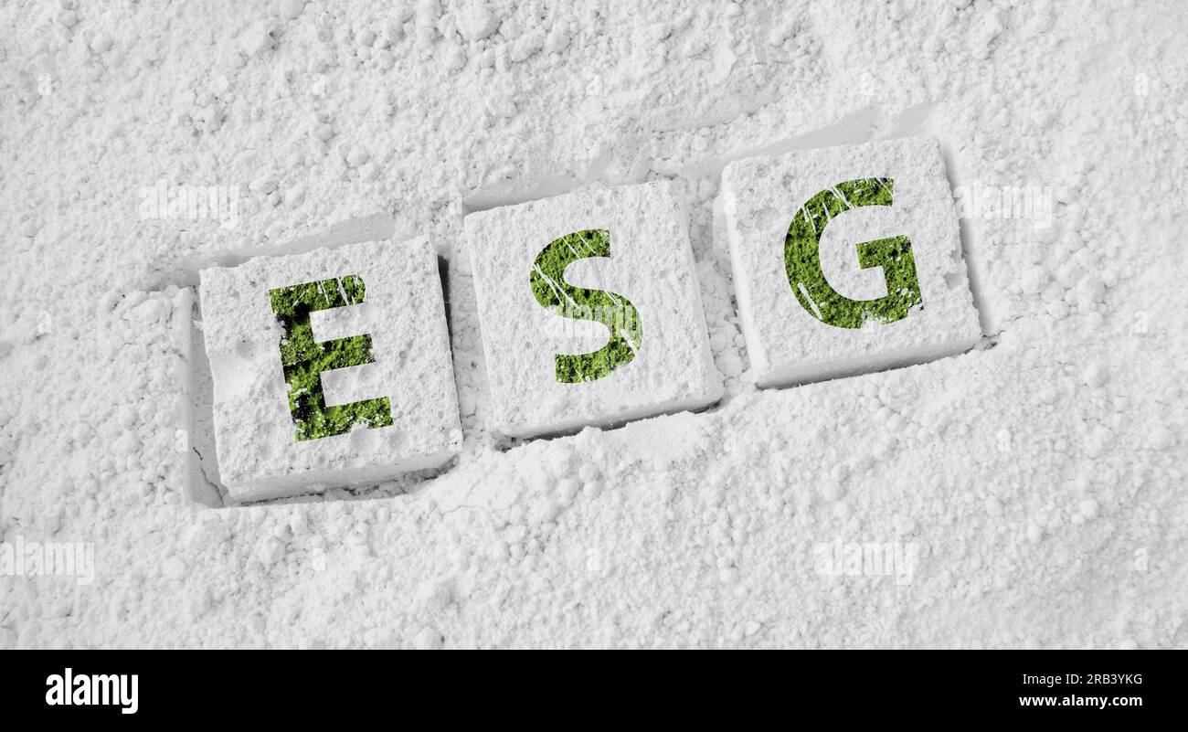 esg icons on white background Stock Photo - Alamy