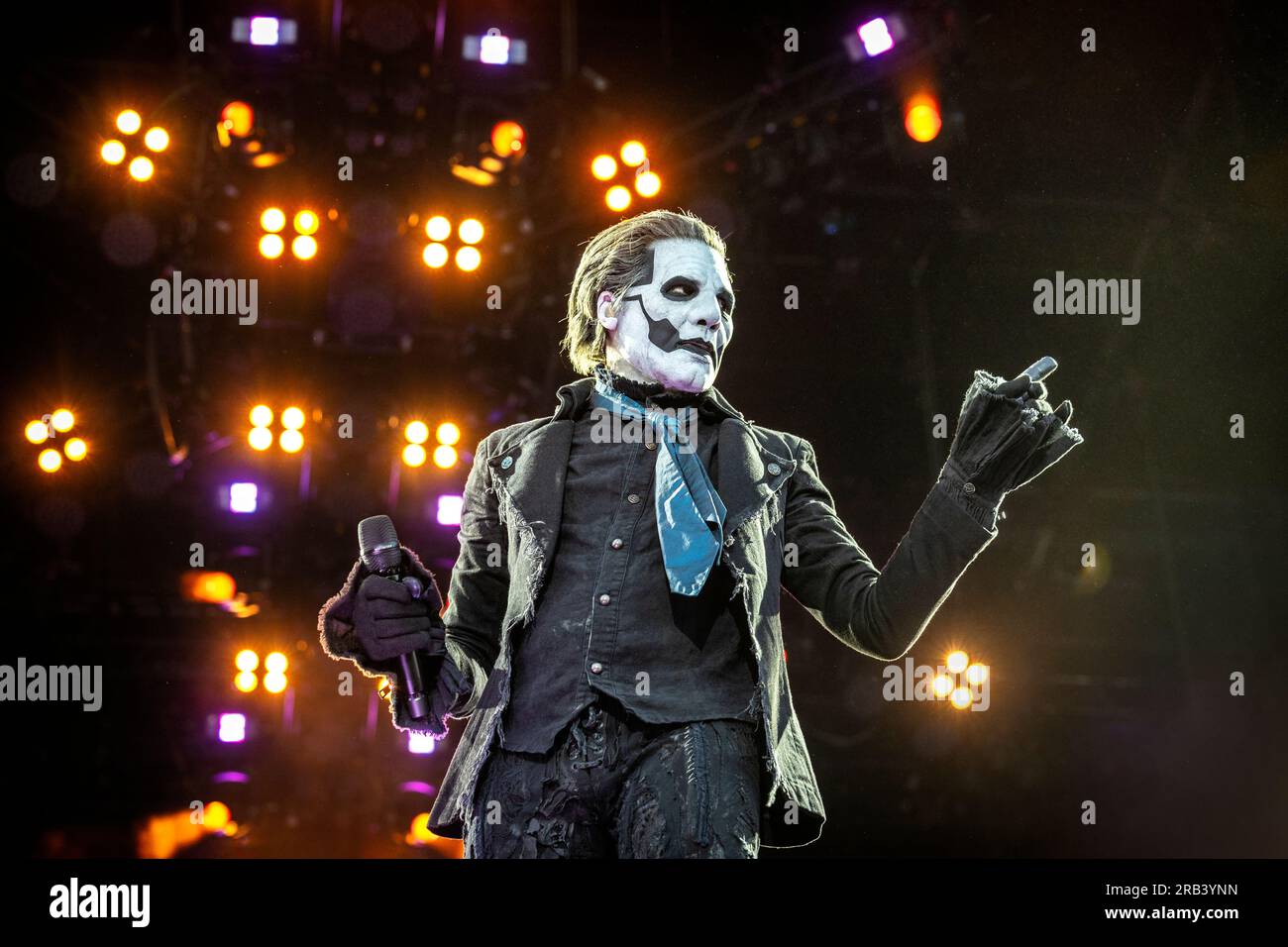 Oslo, Norway. 23rd, June 2023. The Swedish rock band Ghost performs a ...