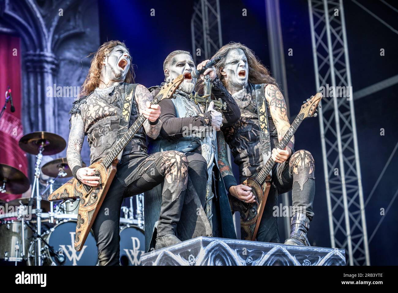 Oslo, Norway. 22nd, June 2023. The German power metal band Powerwolf ...