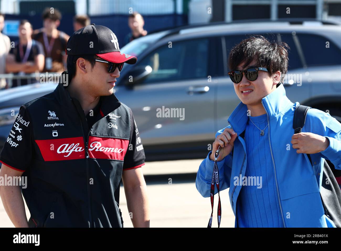 Yuki tsunoda zhou guanyu hi-res stock photography and images - Alamy