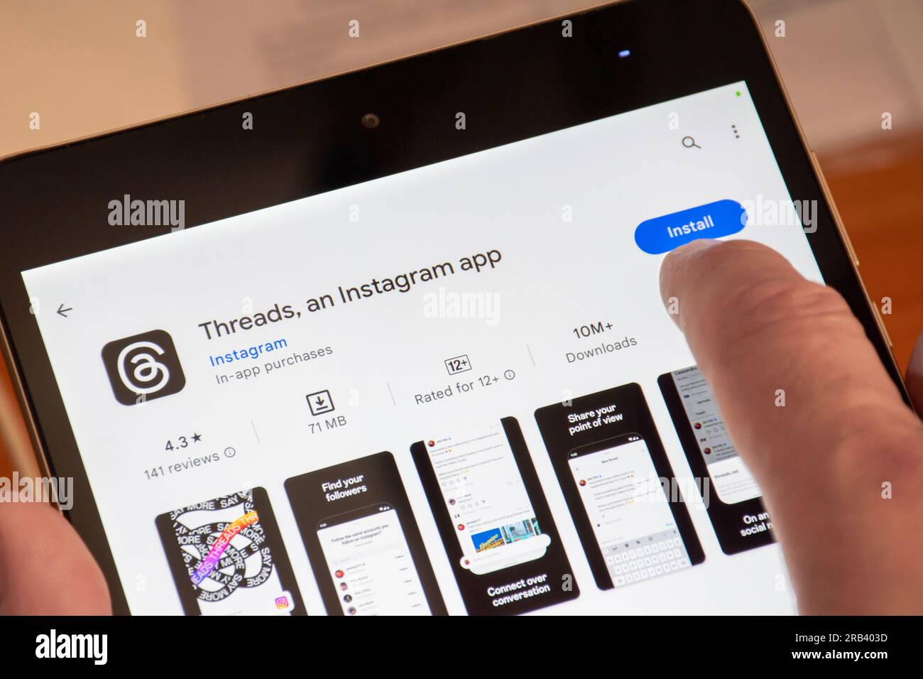 The new application by Meta Platforms and Instagram is a Twitter ...