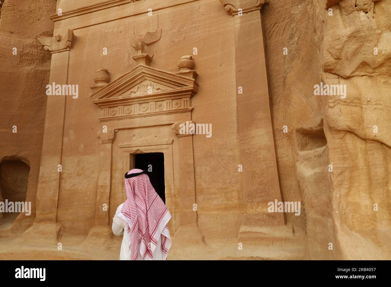 Al Ula old city , Saudi Arabia - jun 7 2023- The Nabataeans or ...