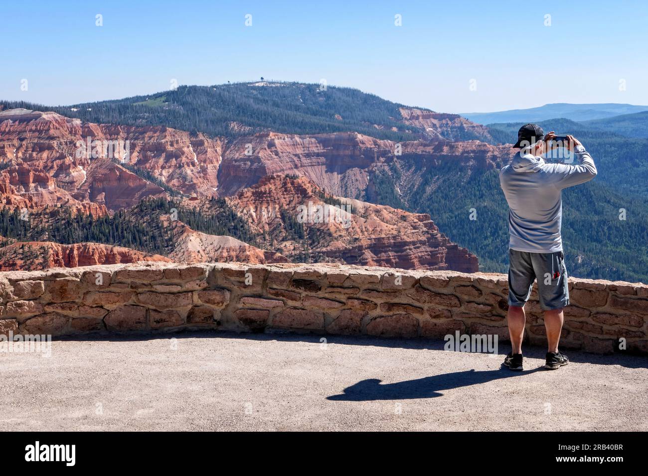 Views from Rim Road Highway 148 in Cedar Breaks National Monument Utah ...