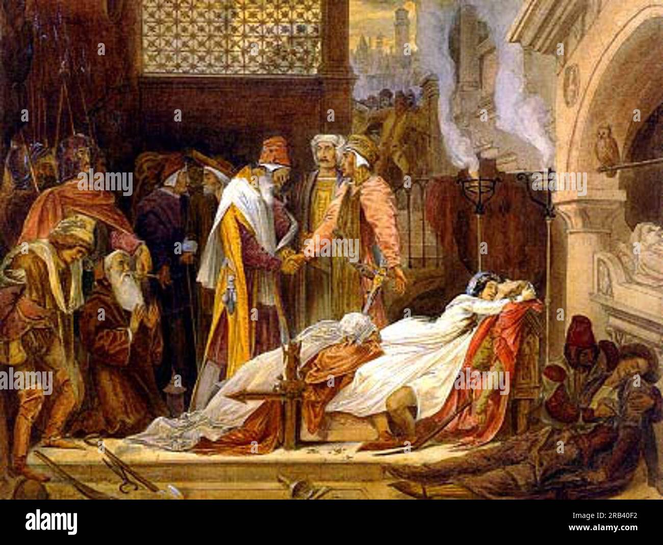 The Reconciliation of the Montagues and Capulets 1854; United Kingdom ...