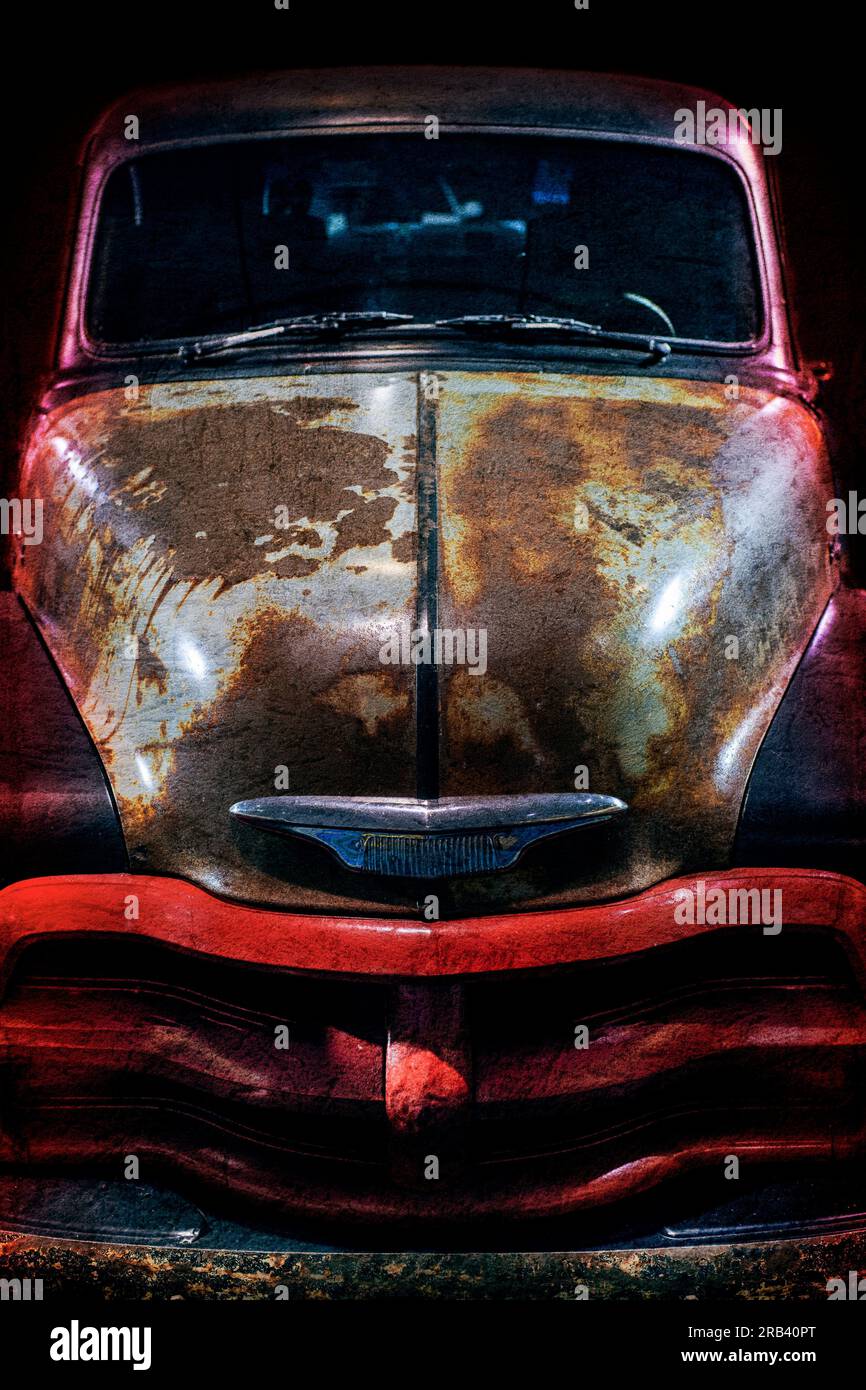 1950-s old American light truck Stock Photo - Alamy