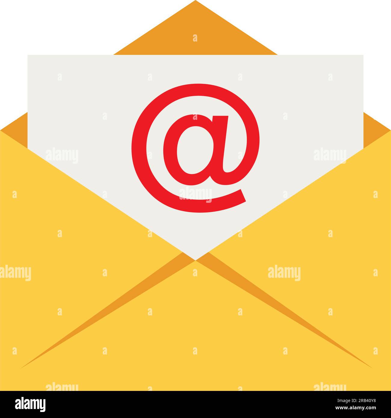 Mail icon. Concept of incoming email message. Symbol or SMS ...