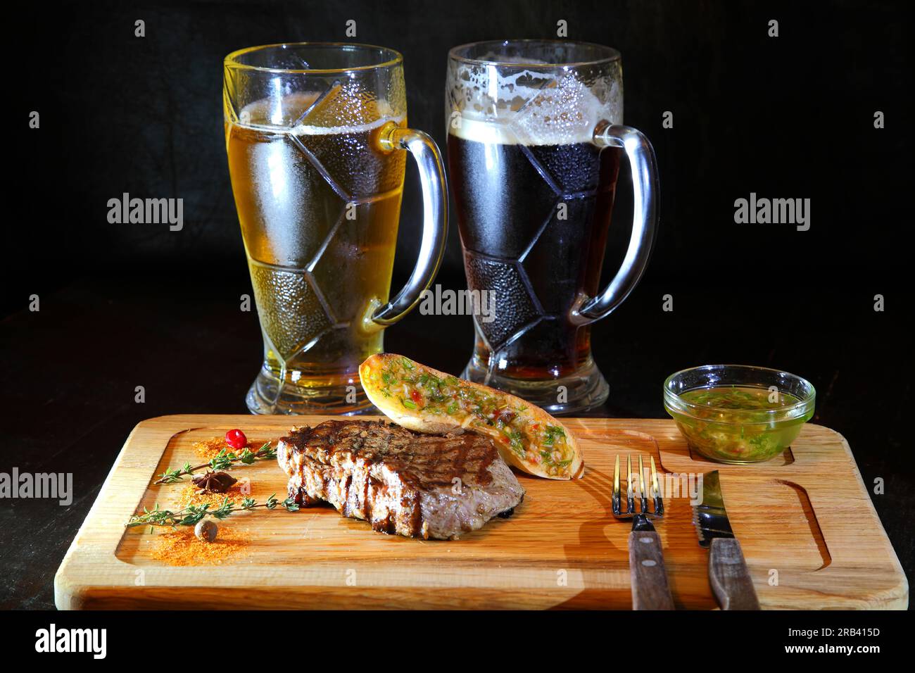 Mug beer delicious grilled hi-res stock photography and images - Alamy