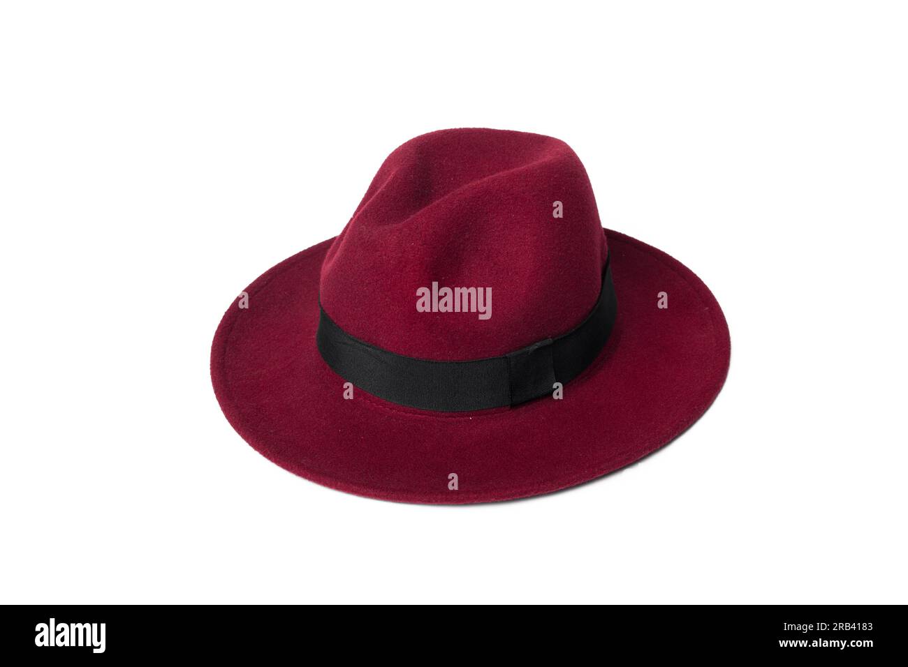 fedora hat isolated on white Stock Photo - Alamy