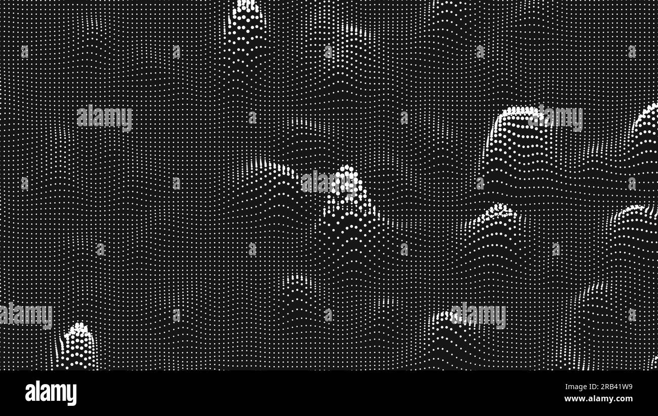 Point wave bump texture. Abstract dot background. Technological ...