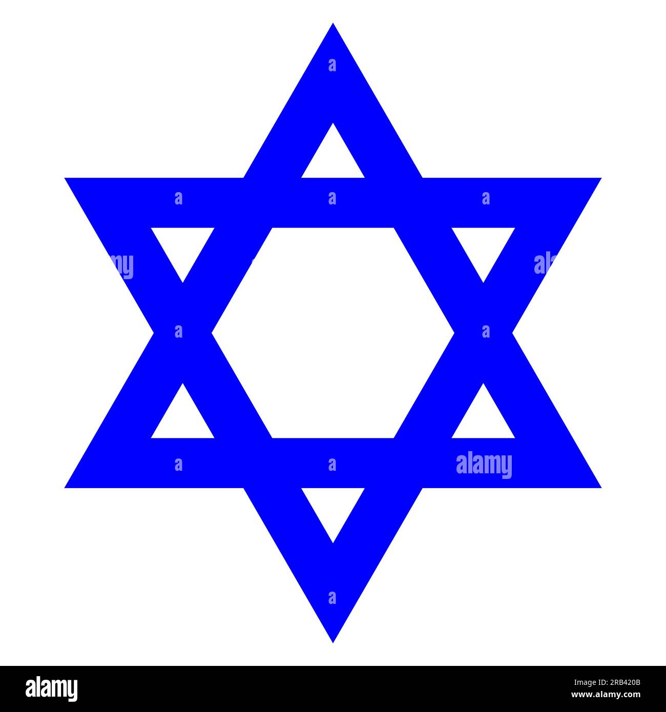 Symbol of Jewish identity and Judaism. Star of David. Vector illustration Stock Vector Image ...
