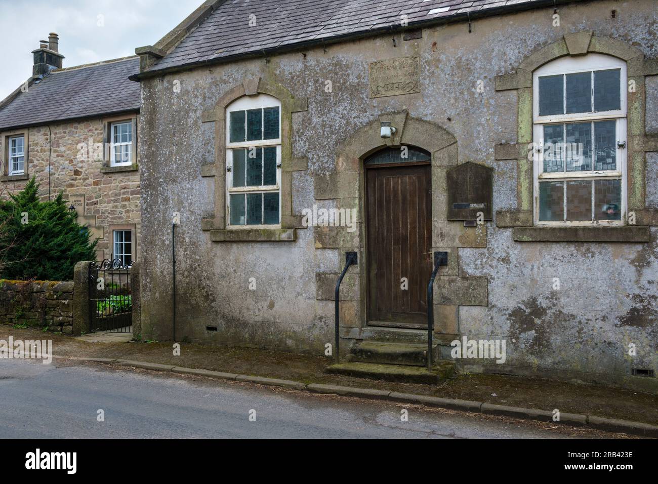 The primitive methodist Chapel (1843) in the Peak district village of ...