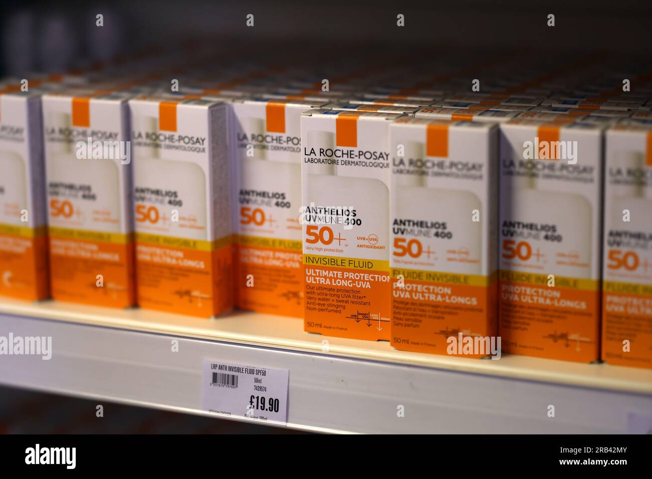 Sunscreen for sale on day five of the 2023 Wimbledon Championships at ...