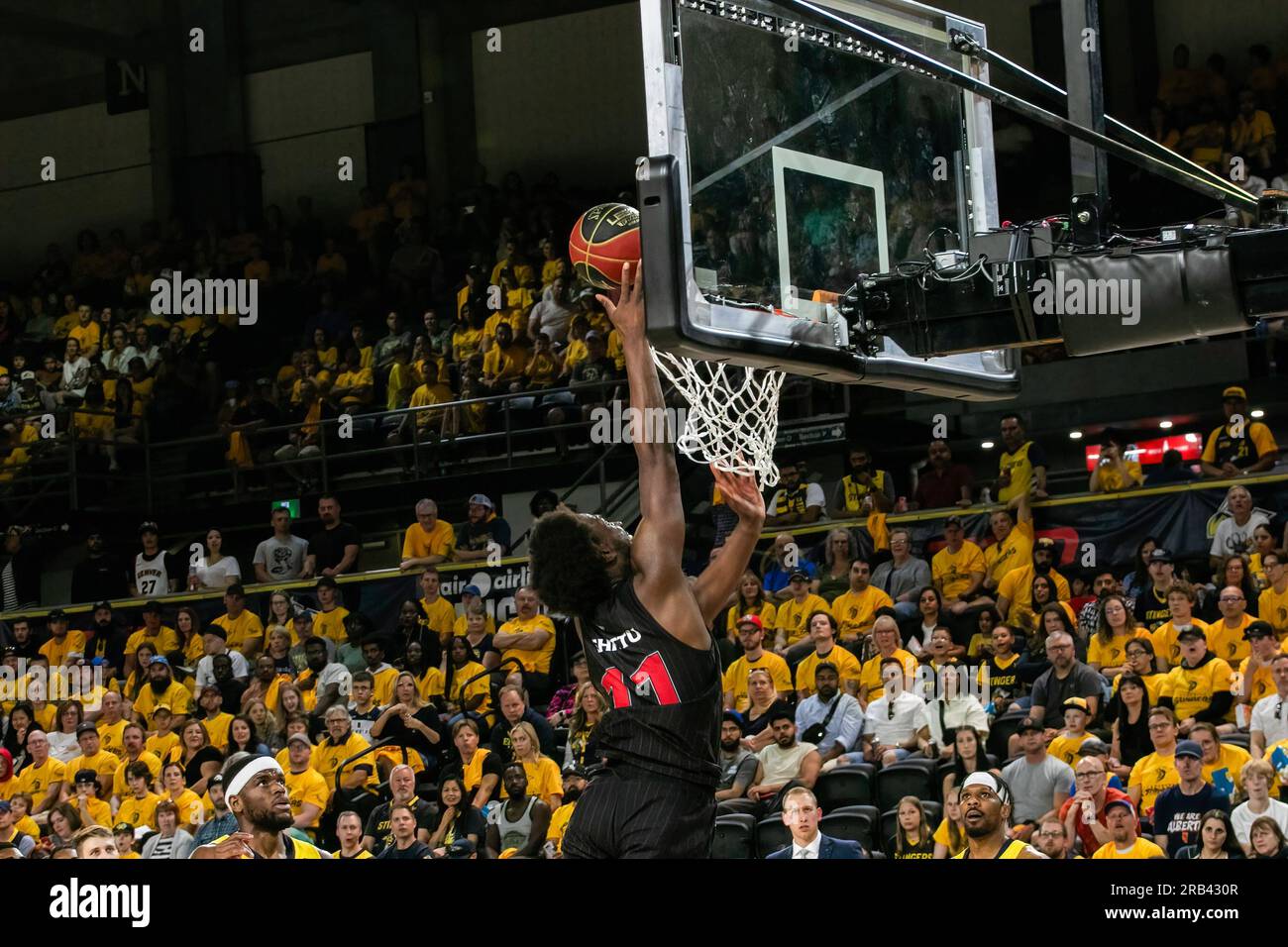 Edmonton, Canada. 05th July, 2023. Calgary Surge's (11) Simi Shittu (F ...