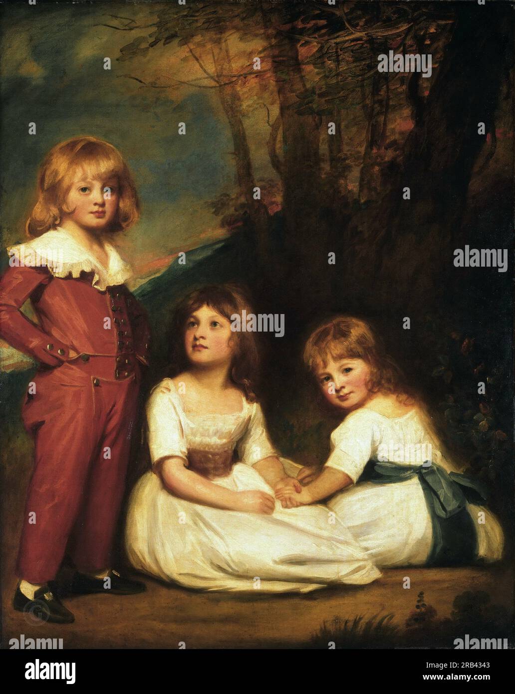 George Romney, English, 1734-1802 – Portrait of Mr. Adye’s Children ...