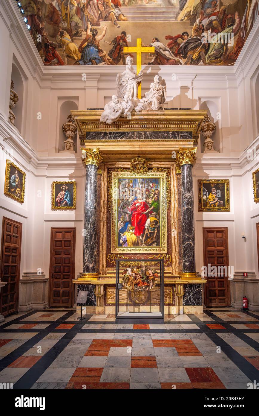The Disrobing of Christ painting of El Greco at Sacristy of Toledo ...