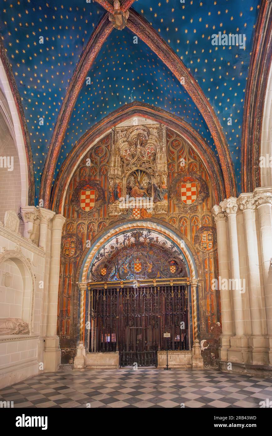 Mozarabic Chapel at Toledo Cathedral Interior - Toledo, Spain Stock ...