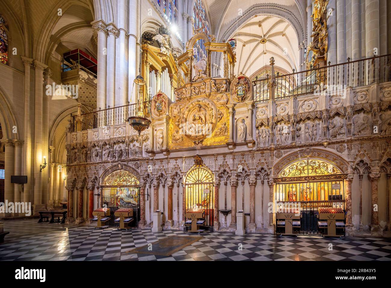 Retrochoir at Toledo Cathedral Interior - Toledo, Spain Stock Photo - Alamy