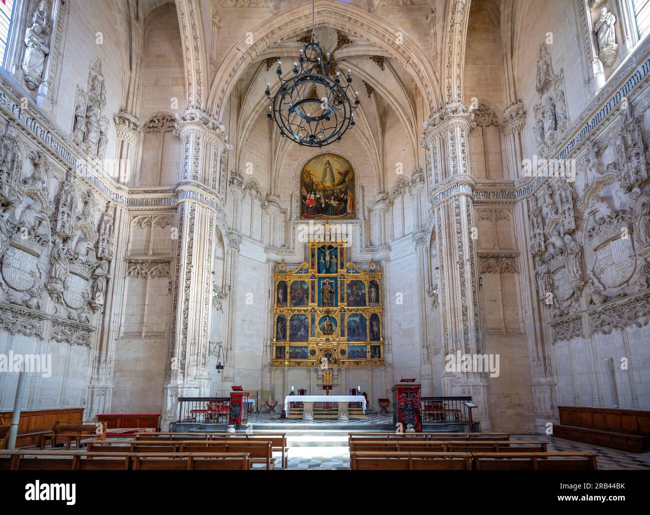Church Altar at Monastery of San Juan de los Reyes - Toledo, Spain ...