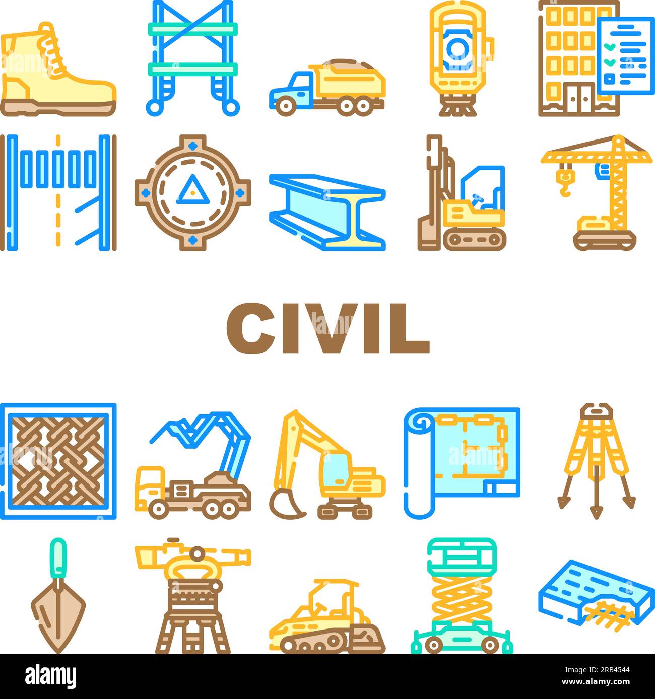 Contractor item Stock Vector Images - Alamy