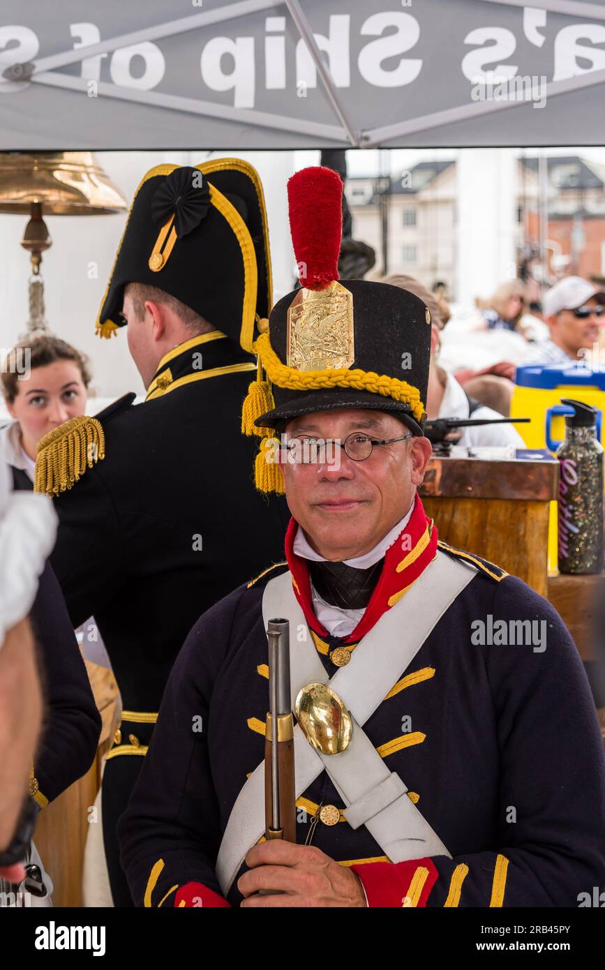 USS Constitution's Fourth of July Turnaround Cruise Stock Photo - Alamy