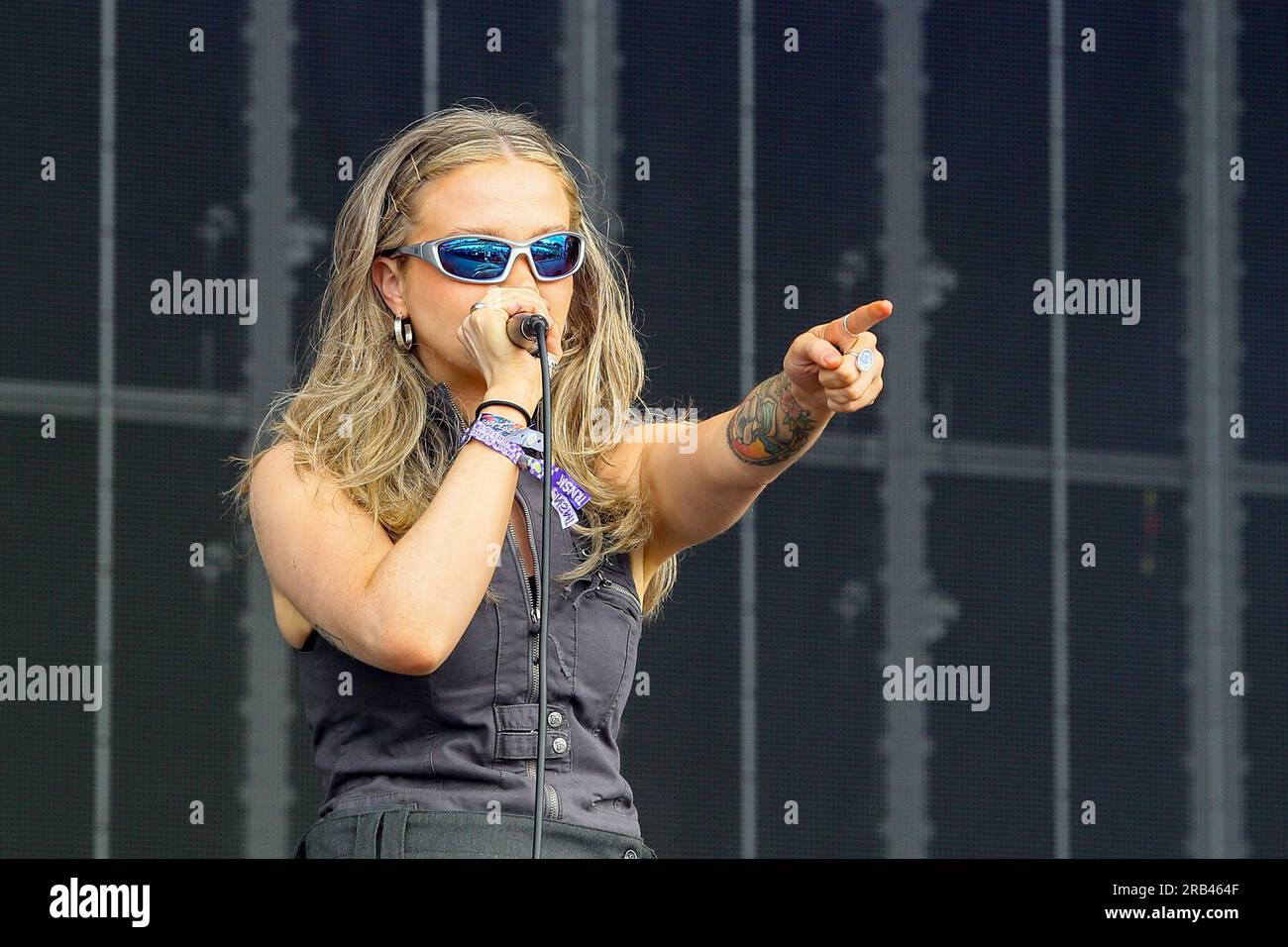 Glasgow, UK. 07th July, 2023. Local group DEAD PONY were the first ...