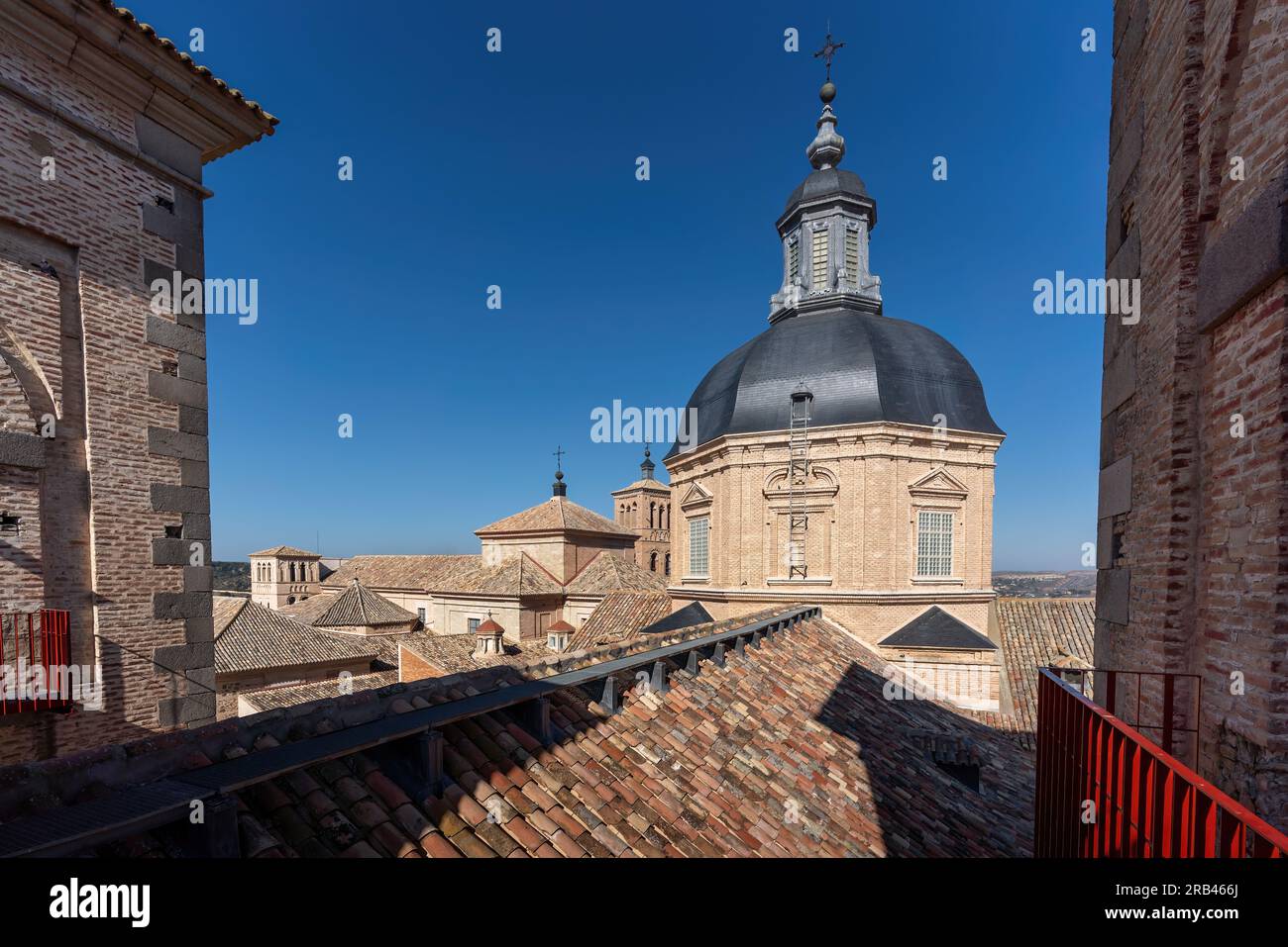 Jesuit Church (Church of San Ildefonso) Dome and Church of San Roman ...