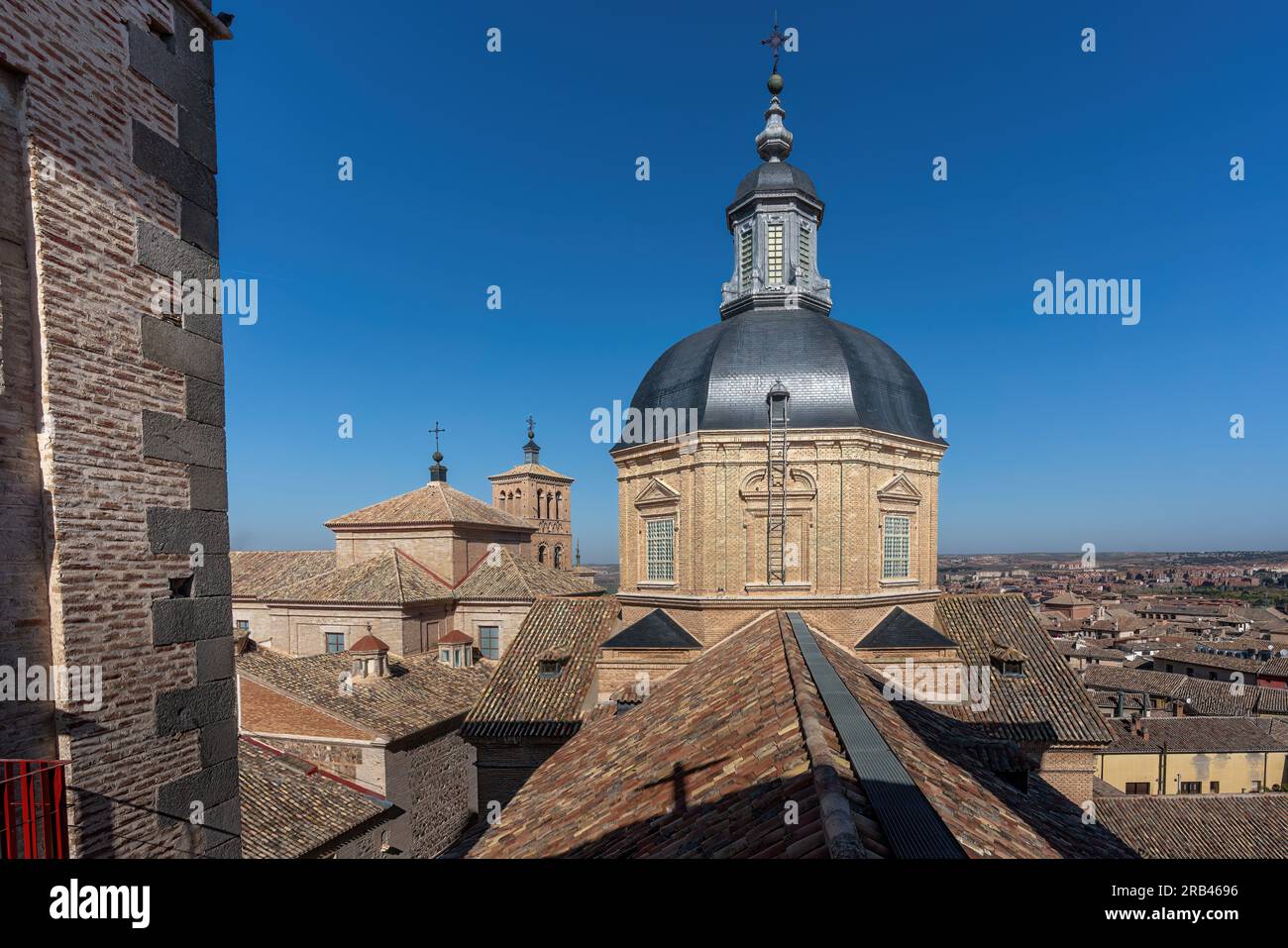 Jesuit Church (Church of San Ildefonso) Dome and Church of San Roman ...