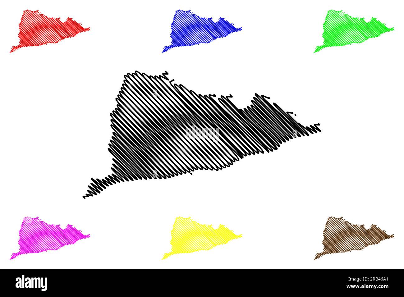 Hastings uk map Stock Vector Images - Alamy