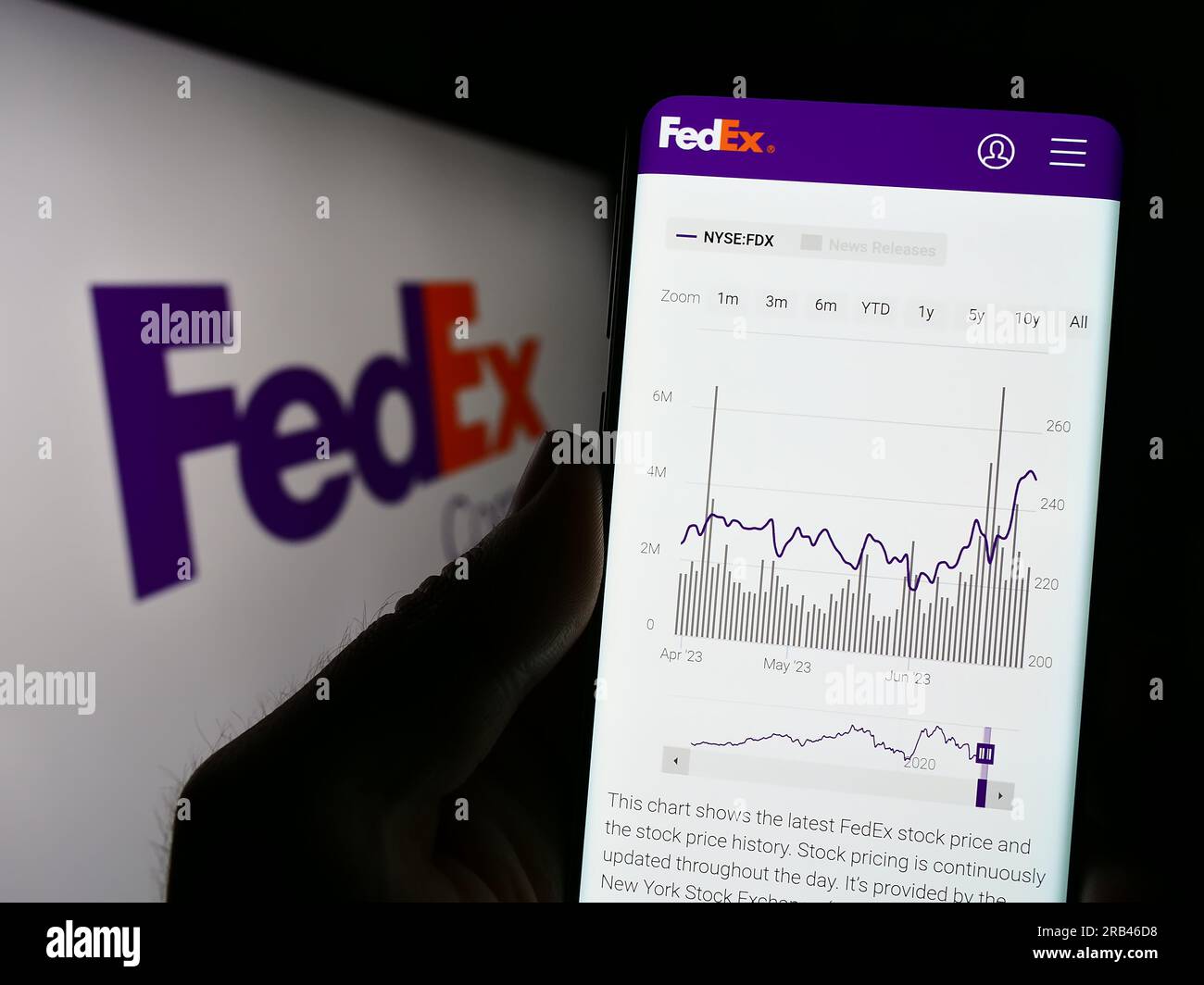 Fedex corporation logo hi-res stock photography and images - Alamy