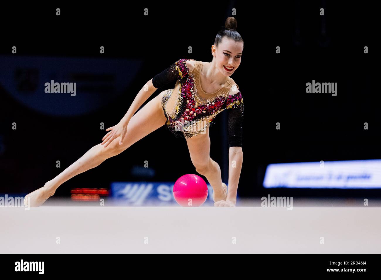 Duesseldorf, Germany. 07th July, 2023. Gymnastics: Rhythmic gymnastics ...