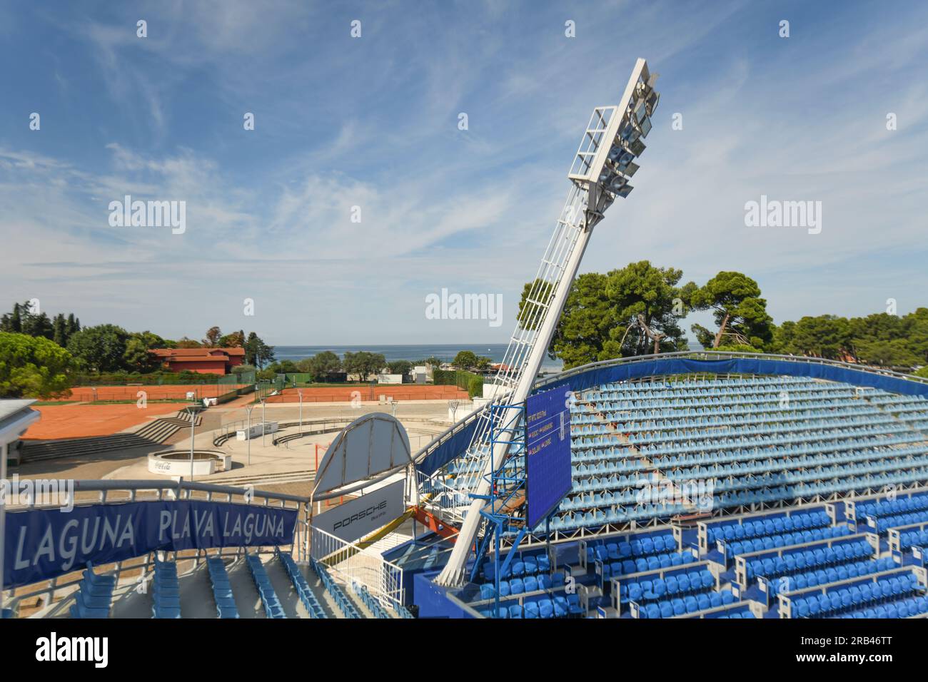 ATP Stadium Goran Ivanisevic. Umag, Croatia Stock Photo - Alamy