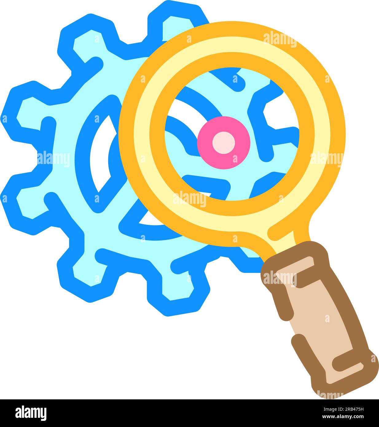 quality testing tool work color icon vector illustration Stock Vector ...