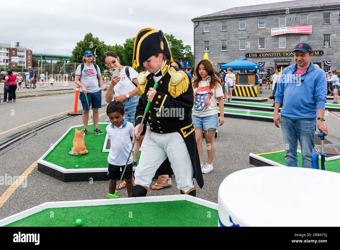 USS Constitution Commander BJ Farrell 1812 at USS Constitution Museum's ...
