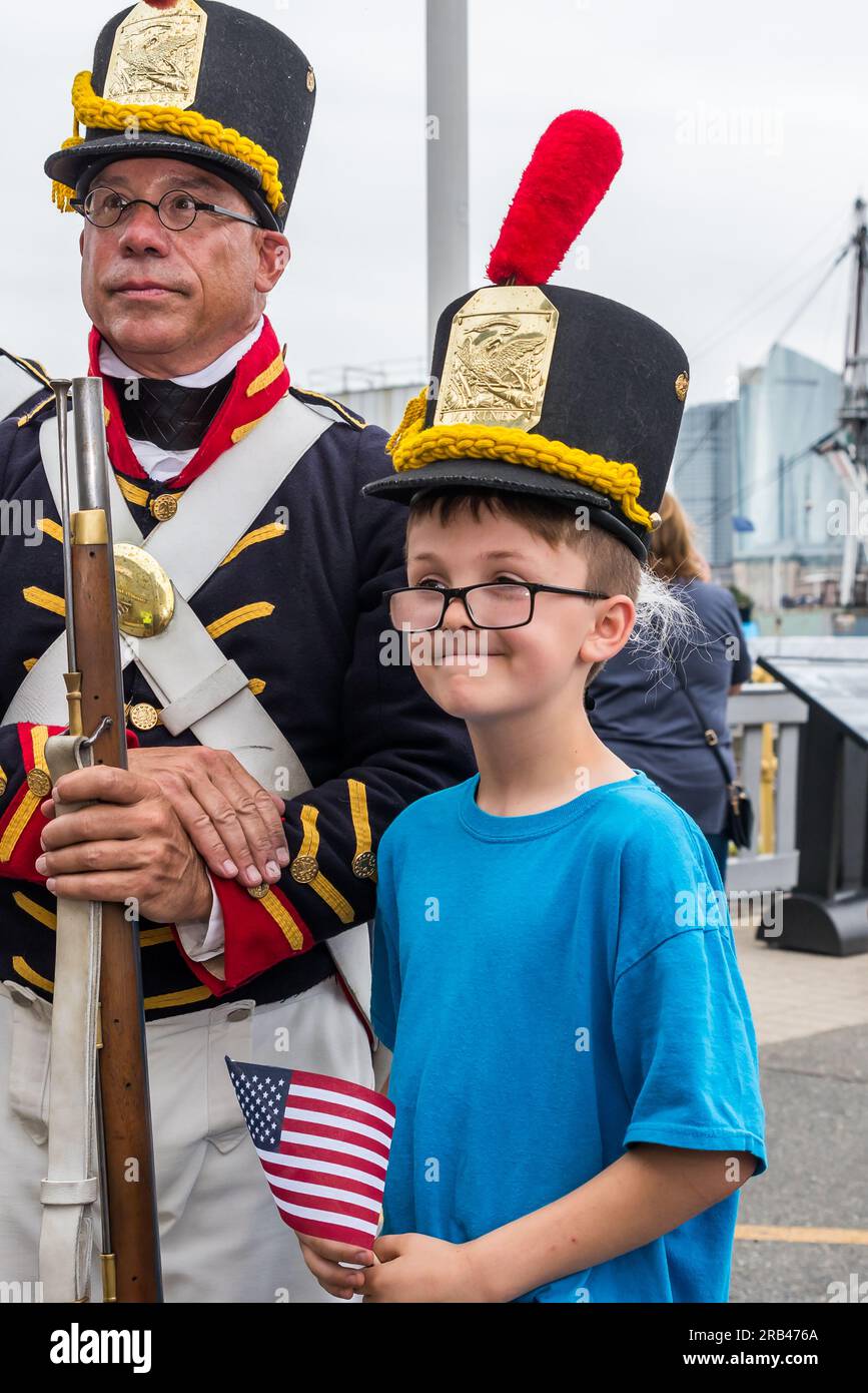 USS Constitution 1812 Marines at USS Constitution Museum's Salute to ...
